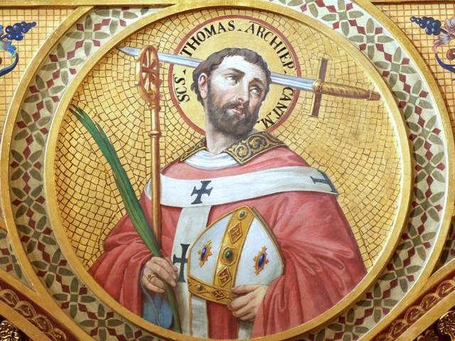Santo 29 de diciembre : Santo Tomás Becket, Arzobispo de Canterbury ...