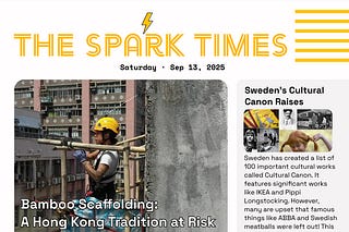The Spark Times Inc.: Daily News for Kids | Substack