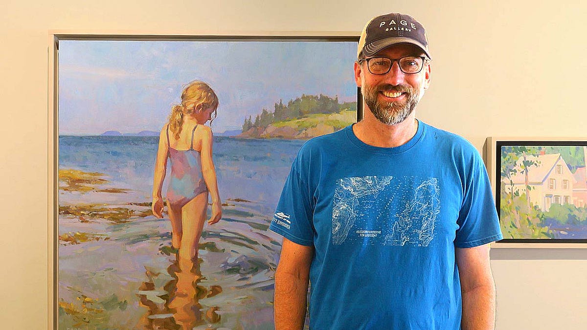 Colin Page, painter - by Amy Allen - Palate & Palette