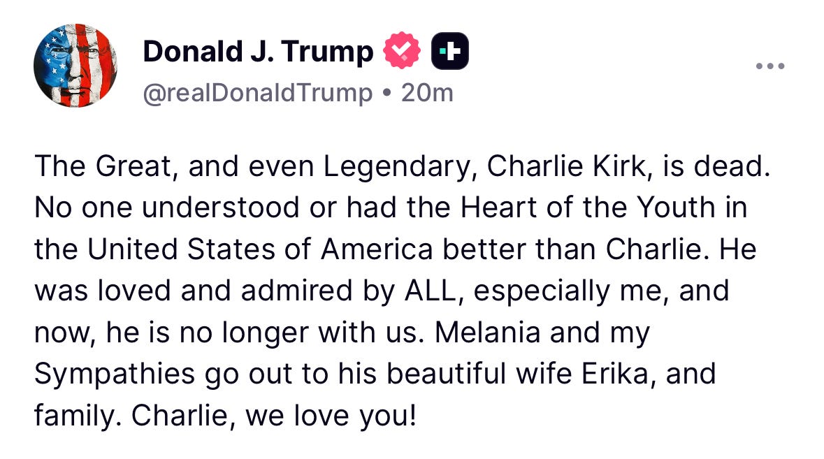 Charlie Kirk Shot at Campus Event - by Catherine Salgado