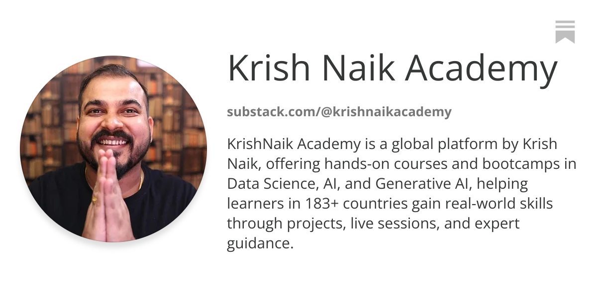 Krish Naik Academy | Substack
