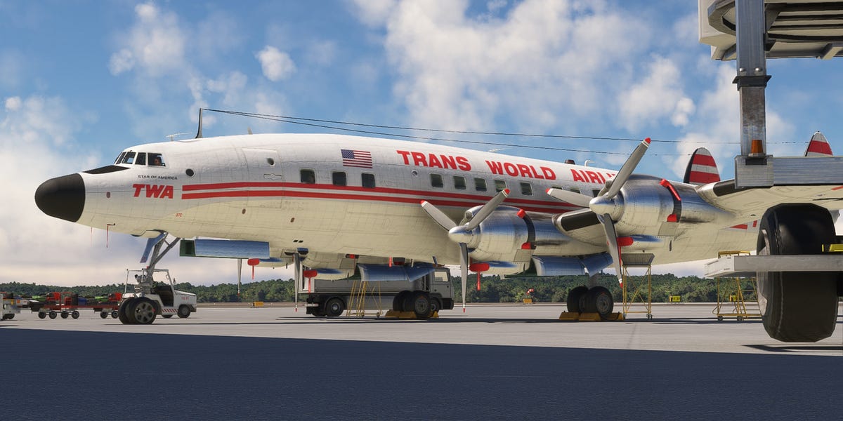lockheed super constellation flames