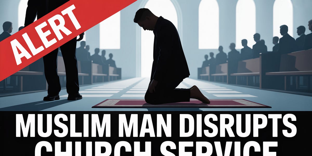 Muslim Man Interrupts Church Service — Watch the Video
