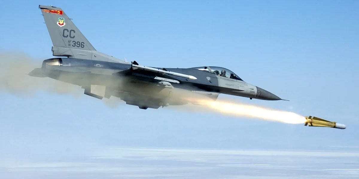 Desperate F-16 Pilots Used Anti-Tank Missiles as Cameras
