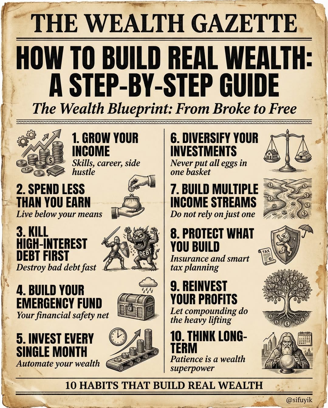 HOW TO BUILD REAL WEALTH: A STEP-BY-STEP GUIDE