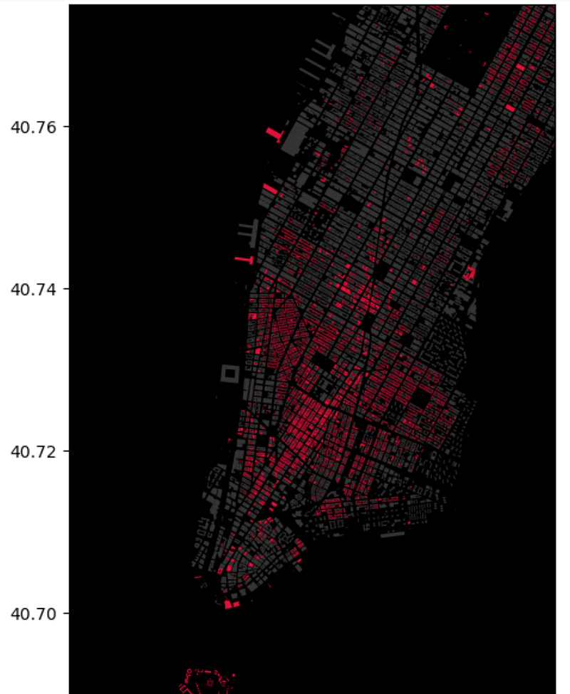 Mapping Manhattan’s Growth - Building Construction Time-lapse in Python