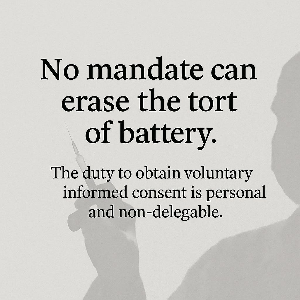 Battery, Consent, and Medical Complicity