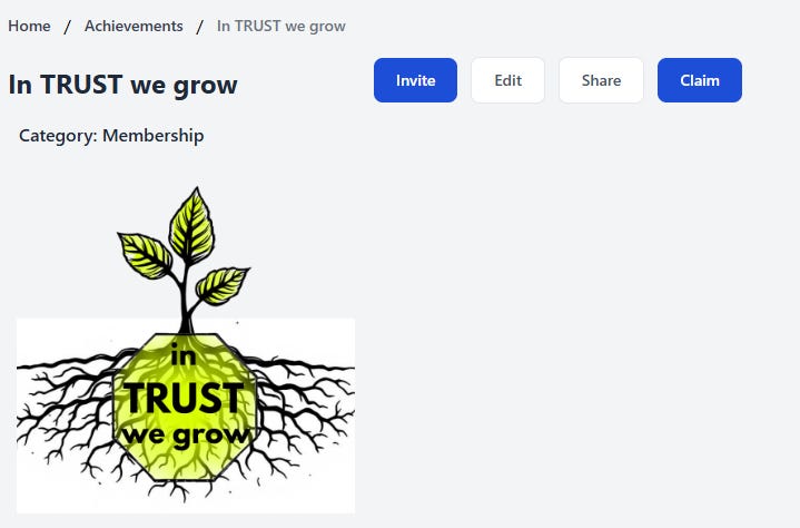 ORCA: In Trust We Grow - Badge Sandpit