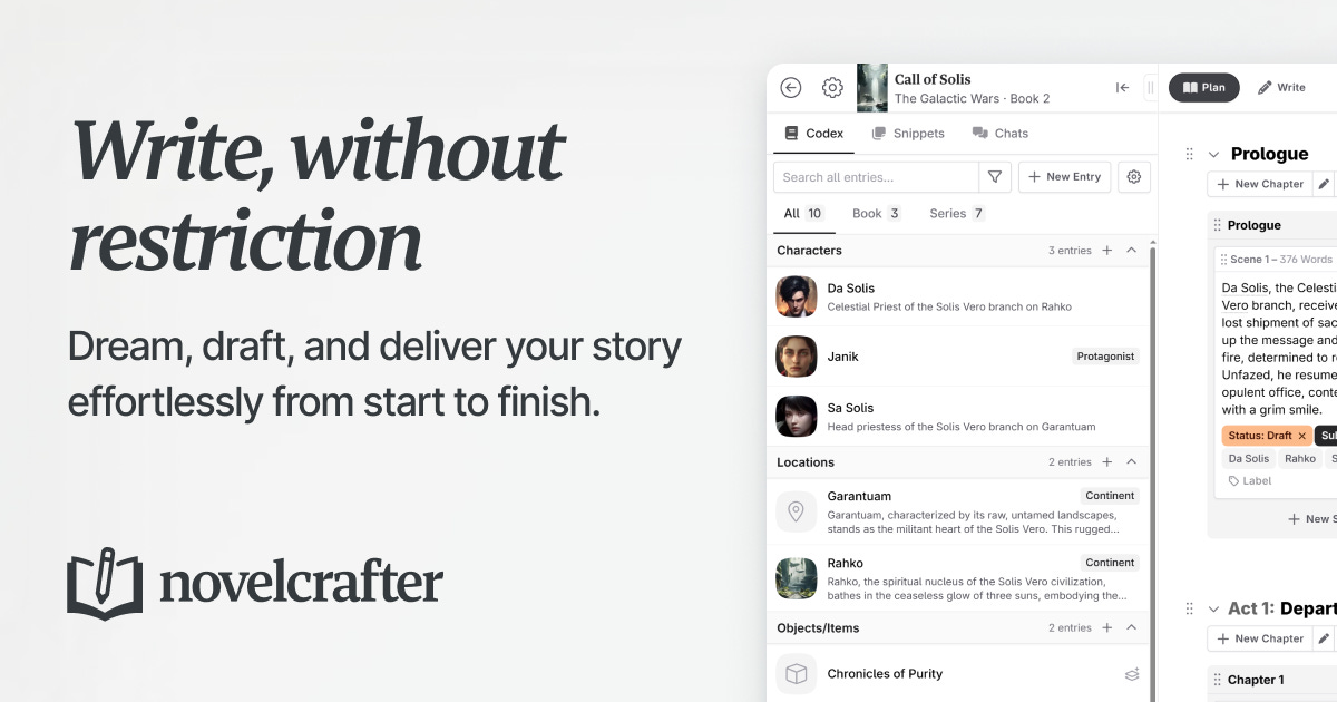Novelcrafter: The Ultimate AI Novel-Writing Software