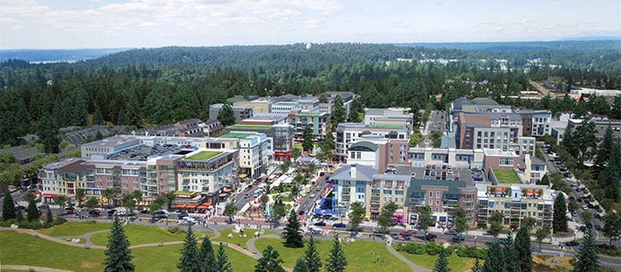How do “unfunded” Town Center projects get funded?