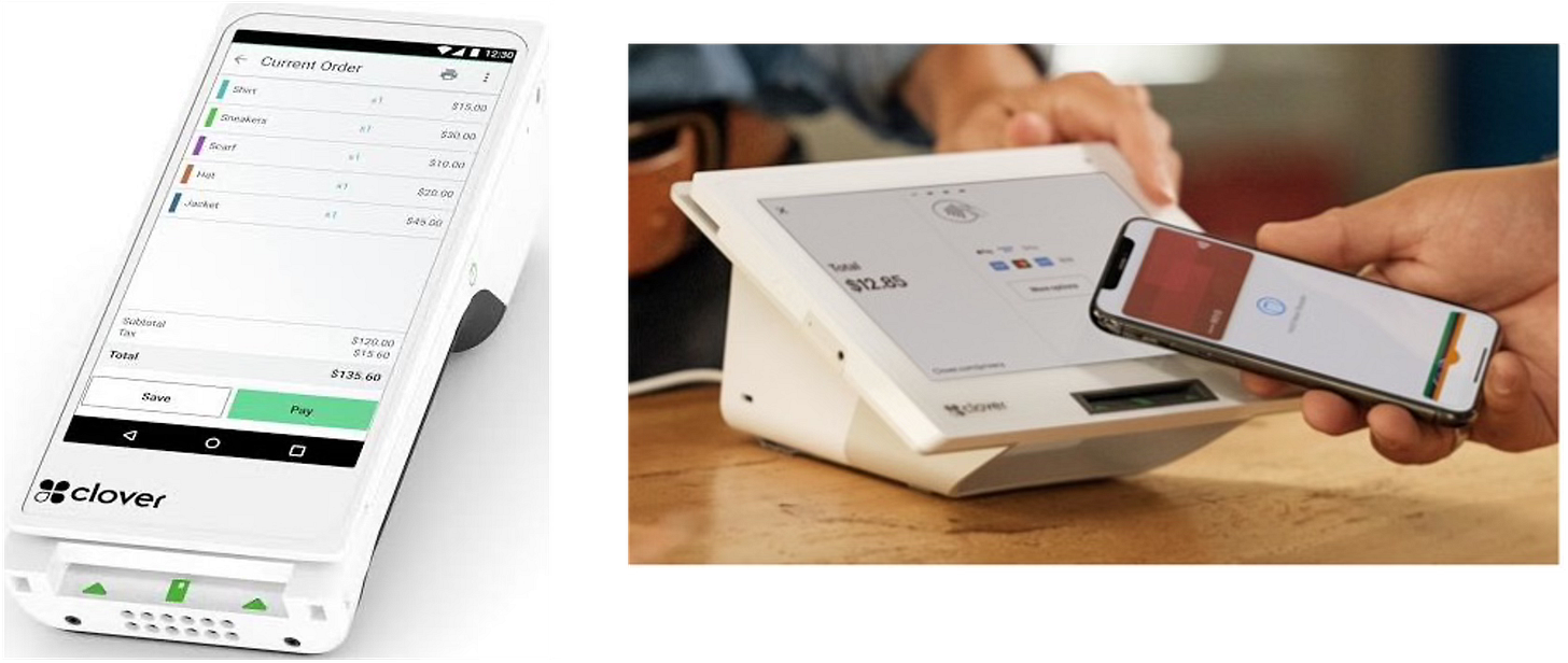 Is Clover gaining share for Fiserv? - by Andrew M. Dresner