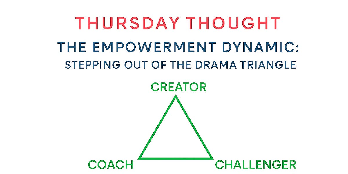 The Empowerment Dynamic: Stepping Out of the Drama Triangle