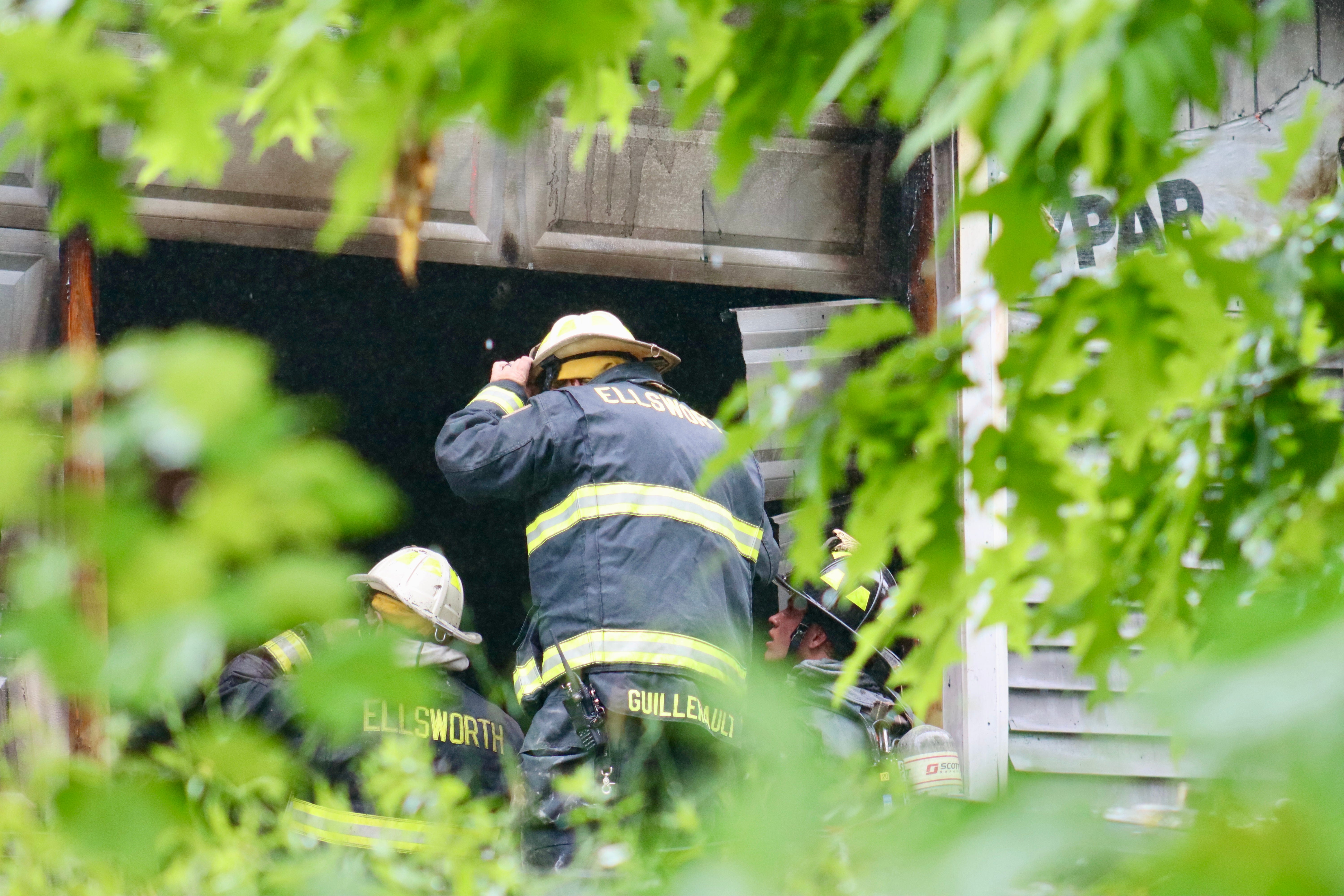 Three-Alarm Fire Closes Route 102, Displaces Four Residents.
