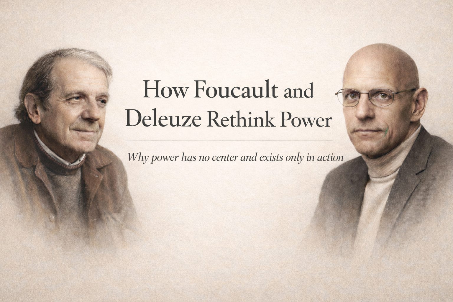 How Foucault and Deleuze Rethink Power