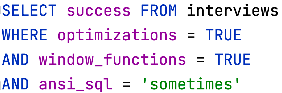 How to pass data engineering SQL interviews in big tech