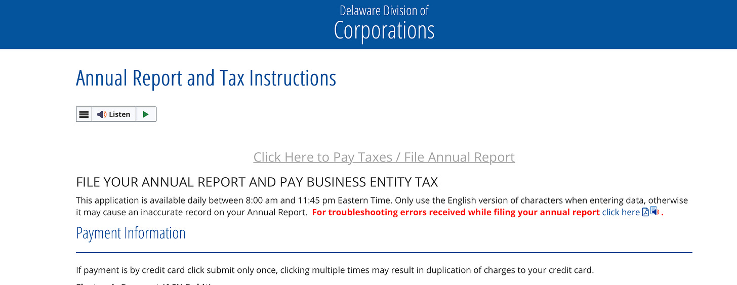 Avoid Panic: How to Reduce Your Delaware Franchise Tax from $87K to $400