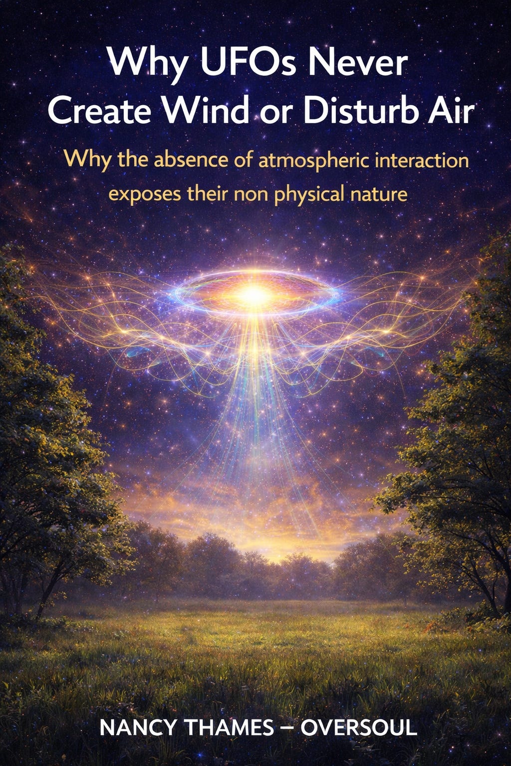 Why UFOs Never Create Wind or Disturb Air