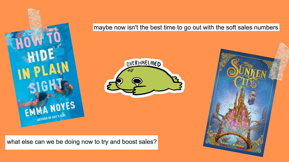 Once, I had a book deal for half a million dollars. Now, I'm back to ...