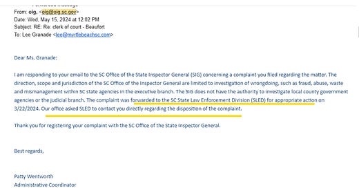 "Lee on SC" Substack | Lee Granade | Substack