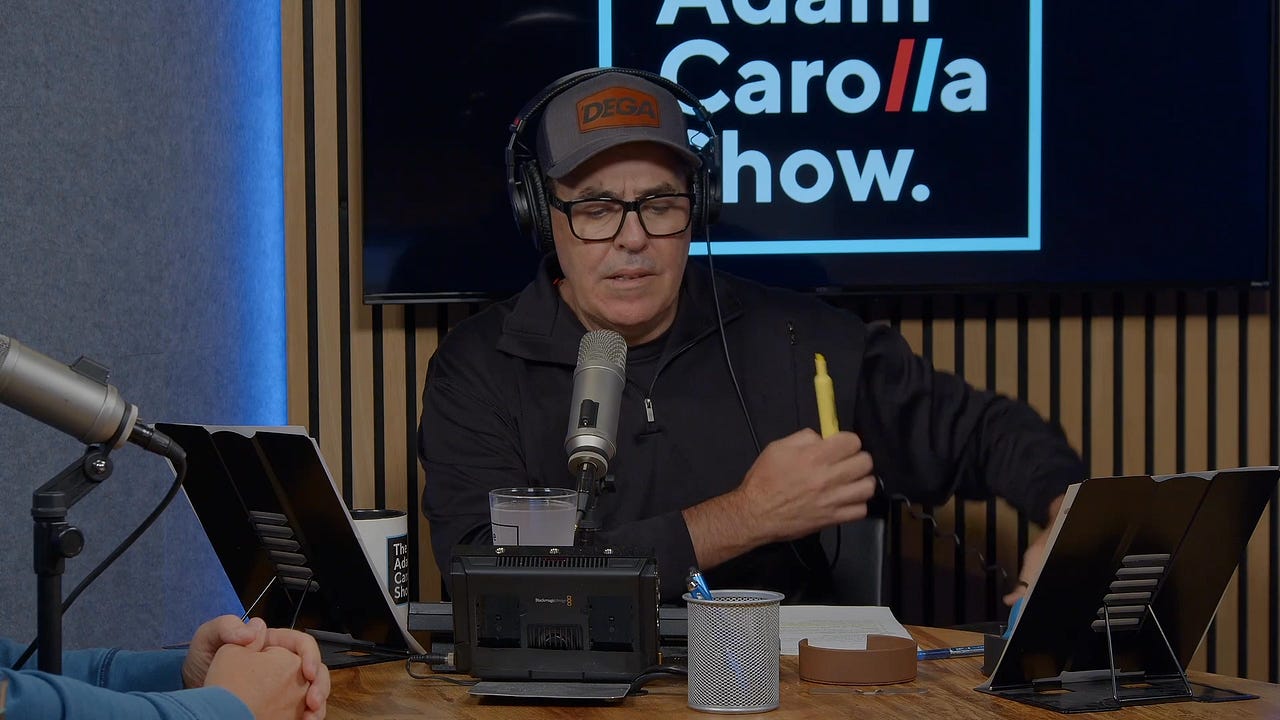 Adam Carolla Show | The Adam Carolla Show | Substack
