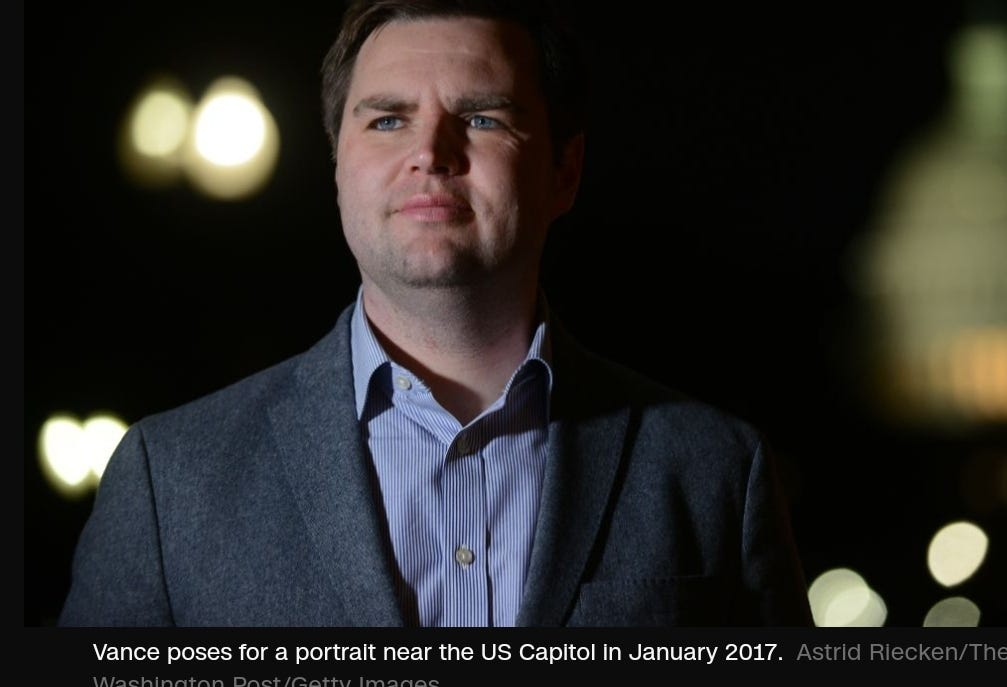 JD VANCE AKA JAMES HAMEL FUNDED BY PETER THEIL & GOOGLE CEO ERIC ...