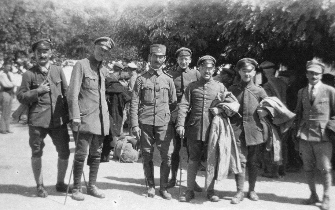 #47 German POWs in Belgrade, 1919 - by Miloš Vojinović