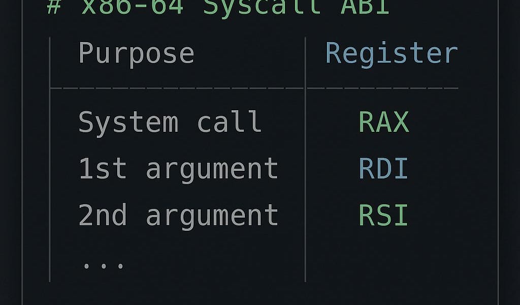 Making System Calls in x86-64 Assembly