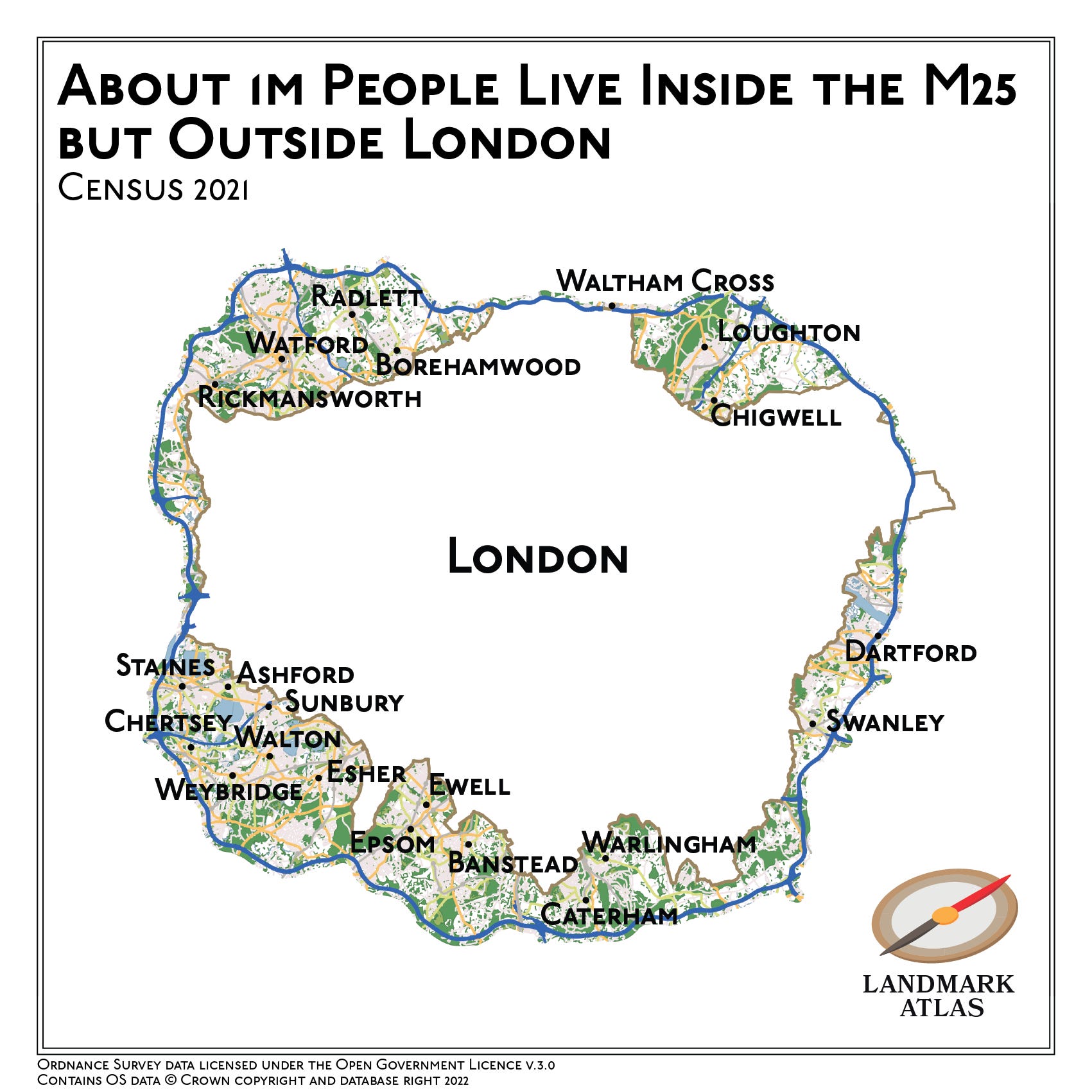 Corners of Britain #1: Inside the M25 but outside London