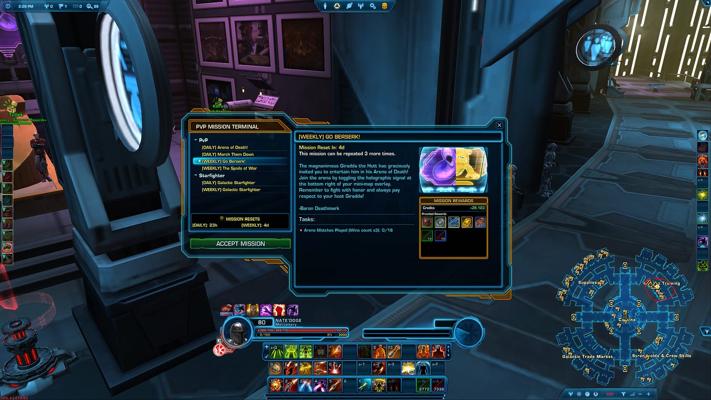SWTOR 7.5 Gearing Guide: How to Unlock 340 Mods in 4 Hours