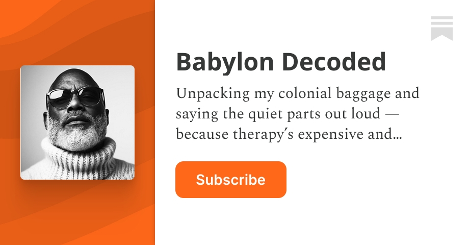 INGSOC Is What Babylon Looks Like When It Stops Pretending