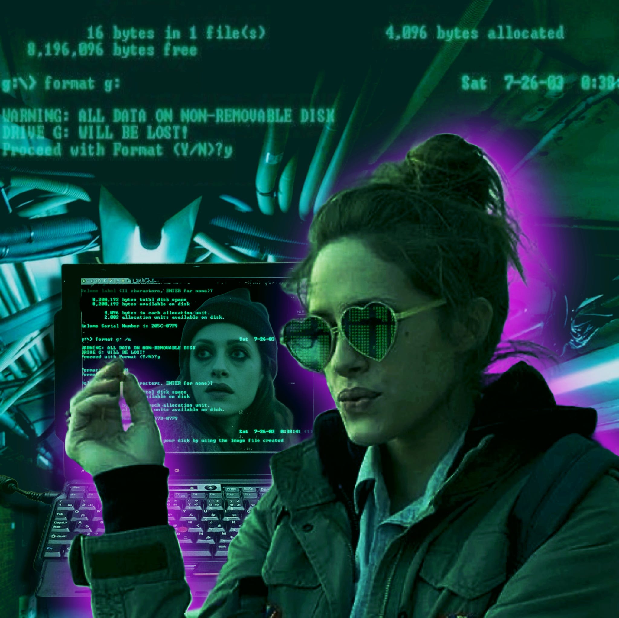Darlene Alderson's "Hacker Chic" - Daughter