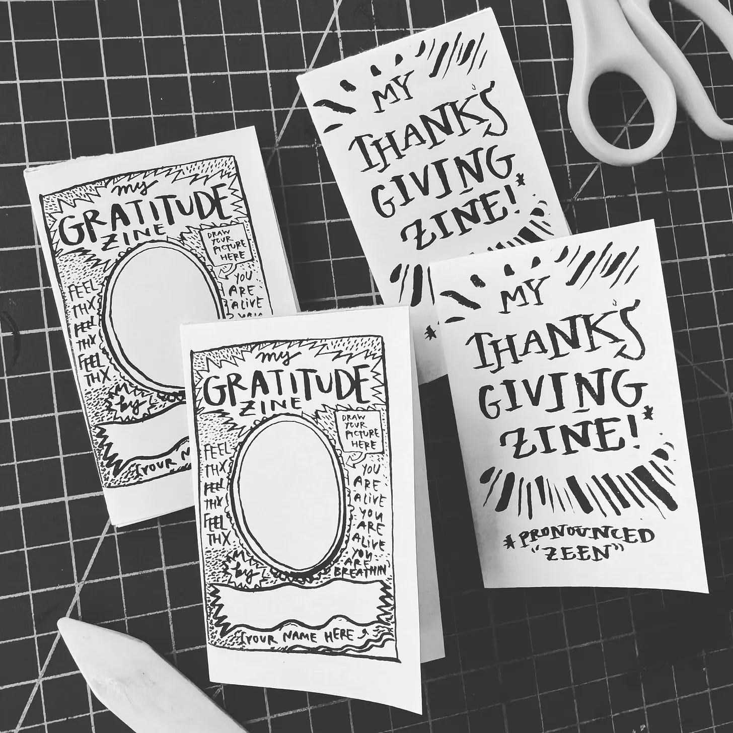 Gratitude Zines - Austin Kleon