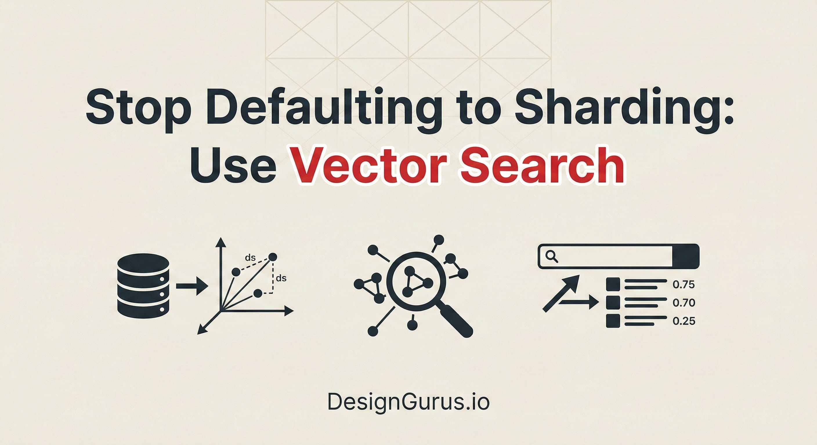 Sharding vs. Vector Search: The System Design Guide to Scaling