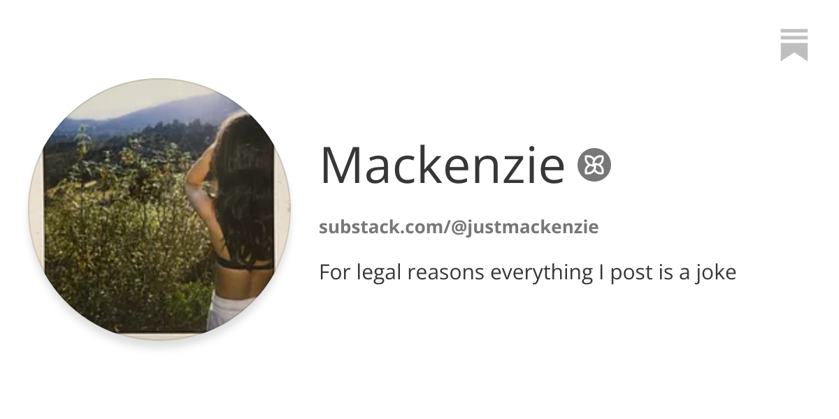 Mackenzie | Substack
