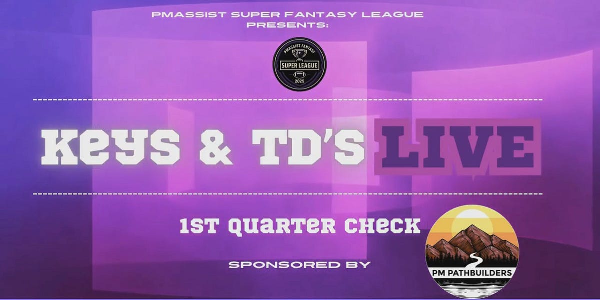 The First Quarter Check Up