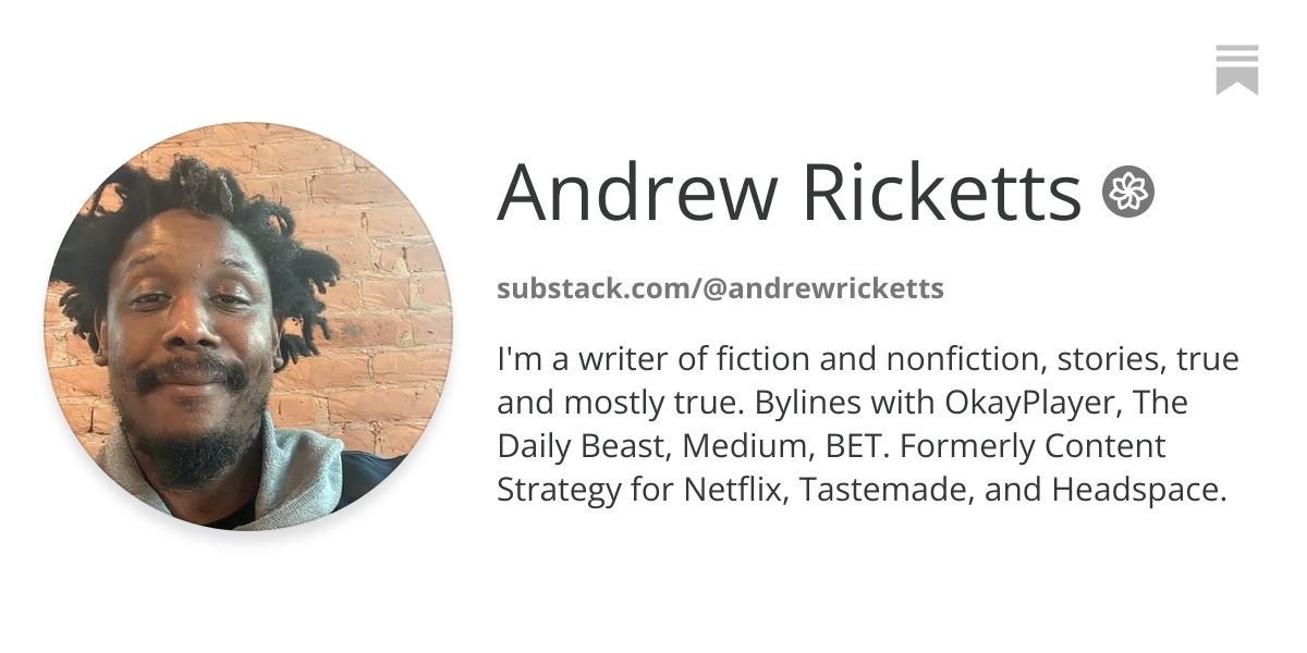 Andrew Ricketts | Substack