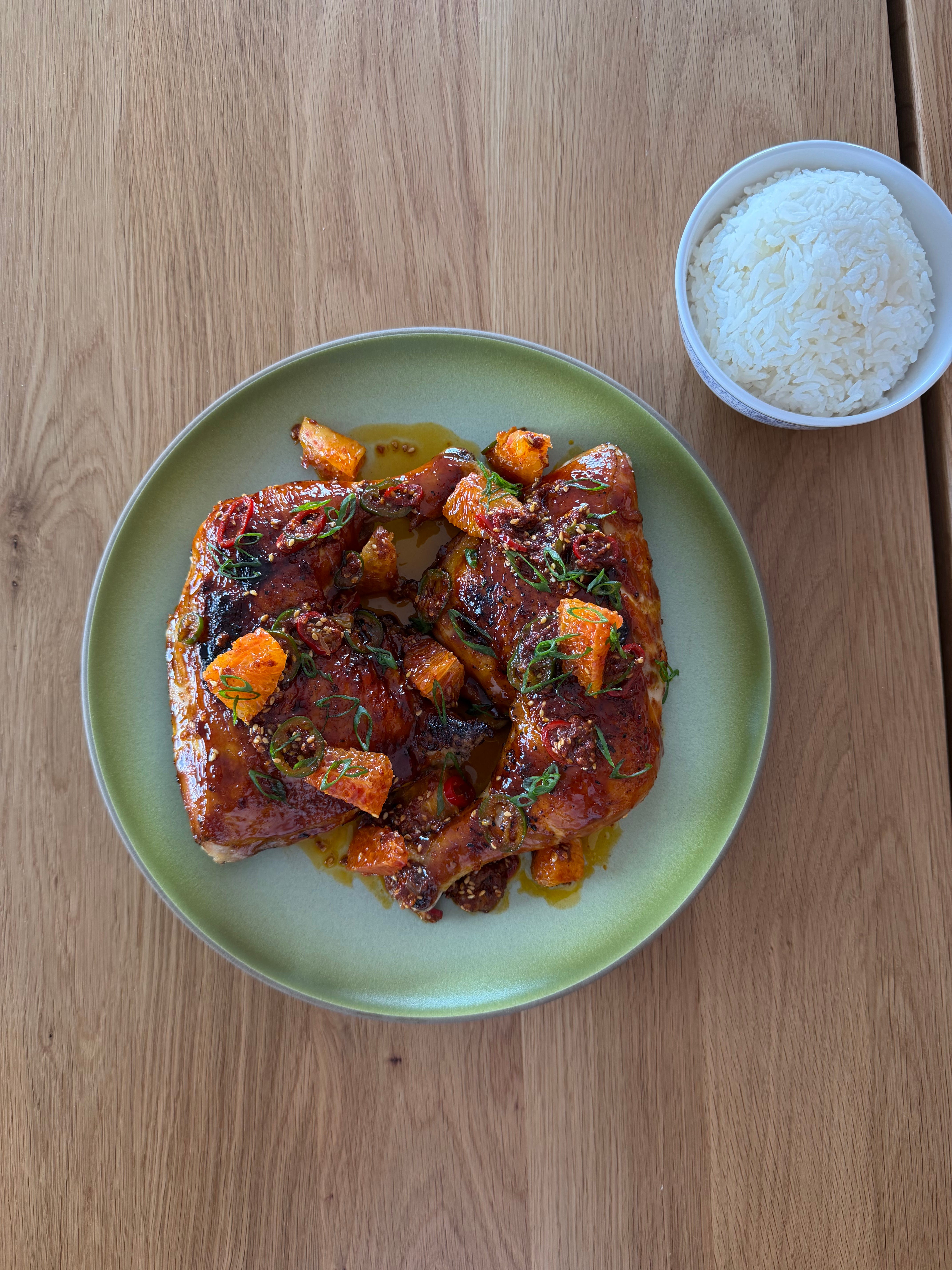 Blood Orange BBQ Chicken - by Chuck Cruz - Chuck