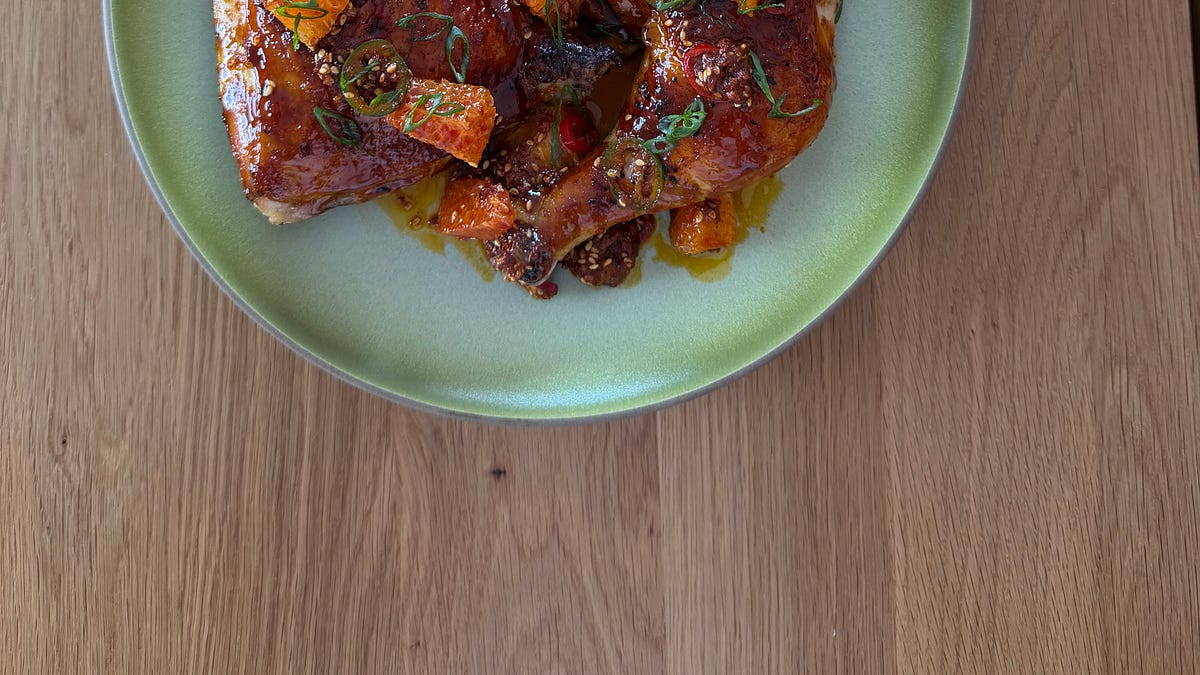 Blood Orange BBQ Chicken - by Chuck Cruz - Chuck