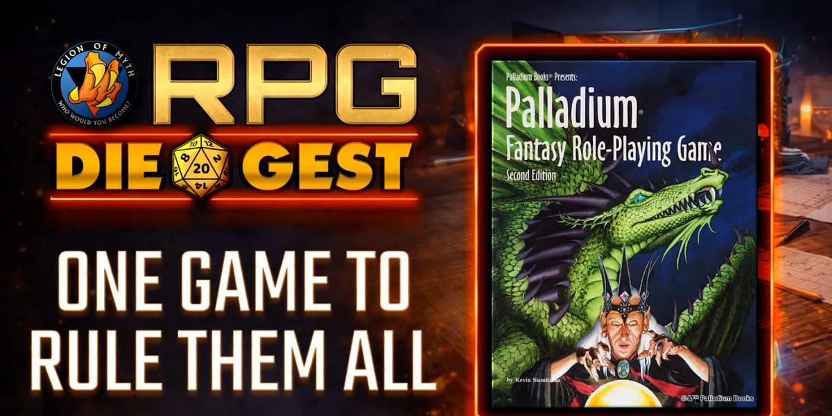 D&D Let You Down? Try Palladium Fantasy RPG 2E, the Overlooked Classic