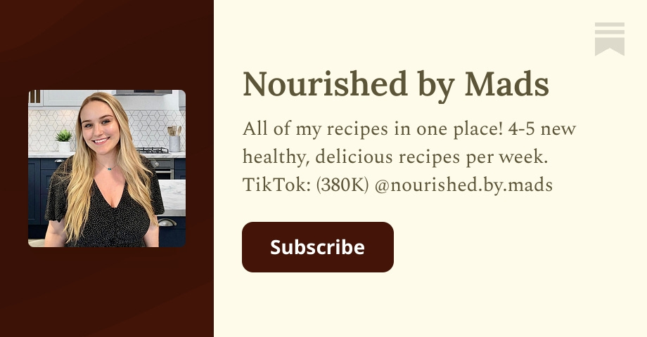 Nourished by Mads | Substack