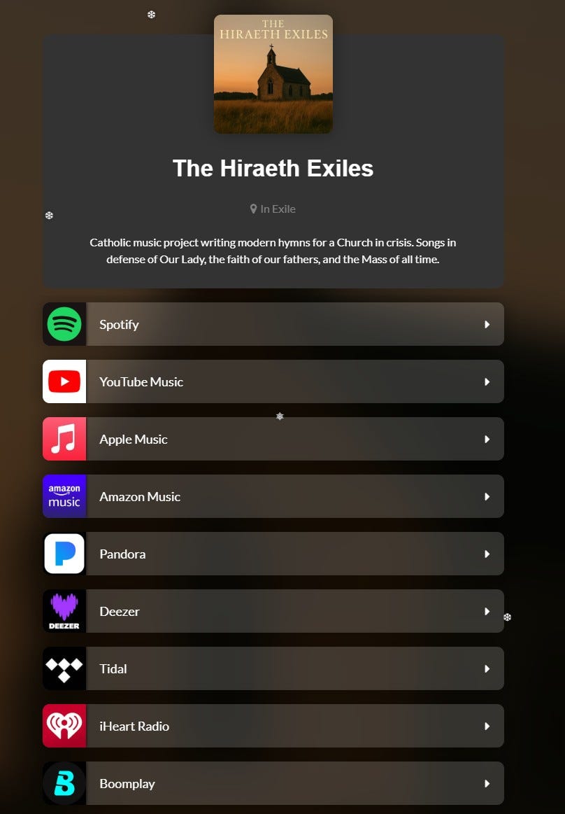 Introducing "The Hiraeth Exiles" Band On Spotify, Apple, And YouTube Music
