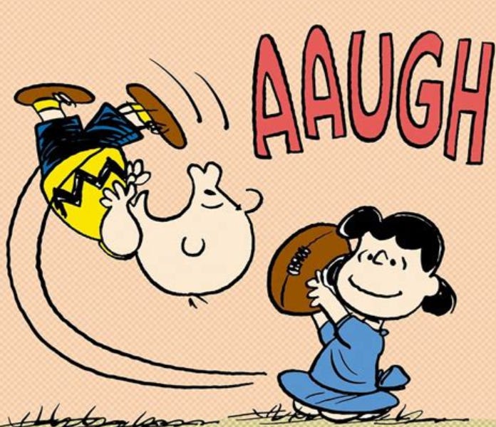Should Charlie Brown Have Been Allowed to Finally Kick the Football?
