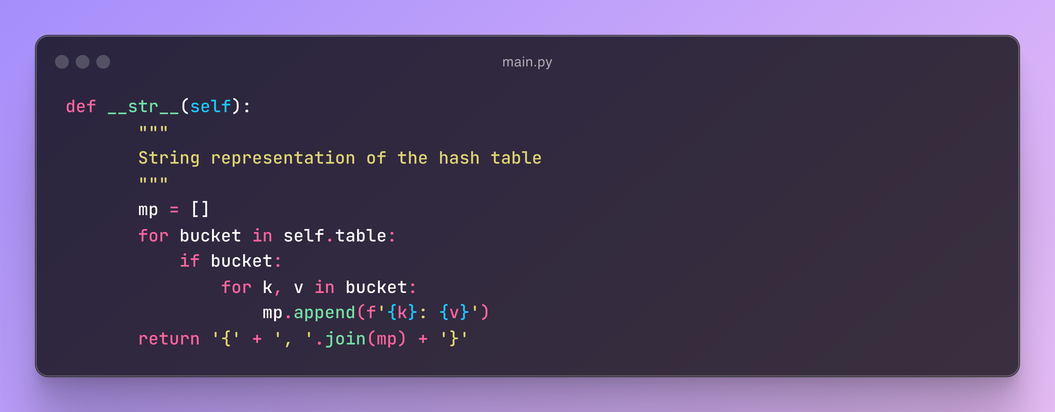 HashMap Implementation in Python - by Nitish Kumar