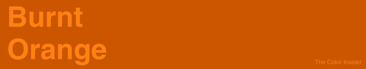 Burnt Orange: Psychology, History, Fashion, and Interiors