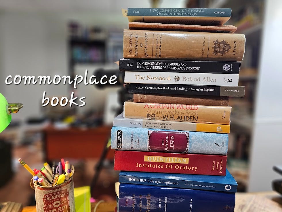 What is a Commonplace Book? - by Parker Settecase
