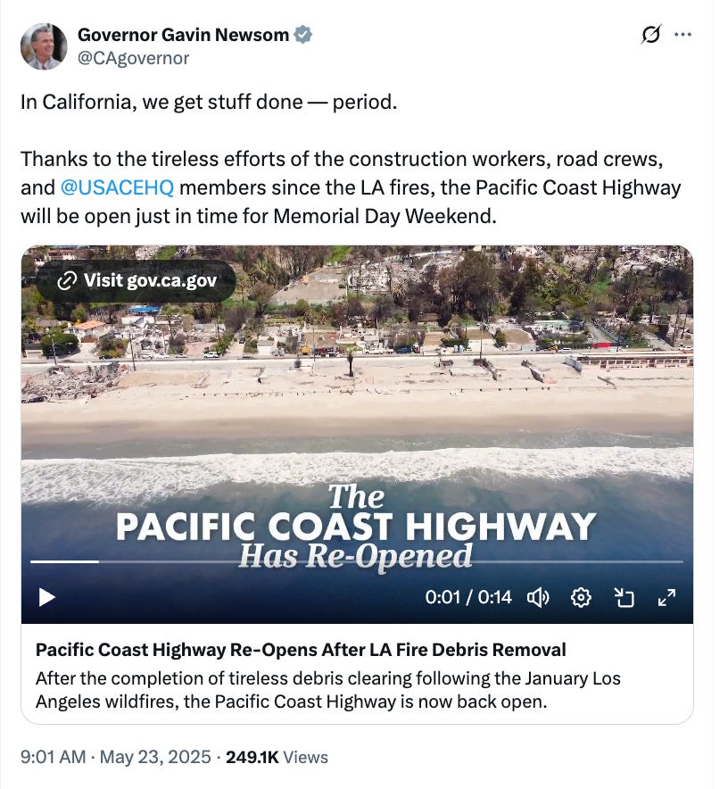 California Is Demonstrating the Other Path - by Chris Bray