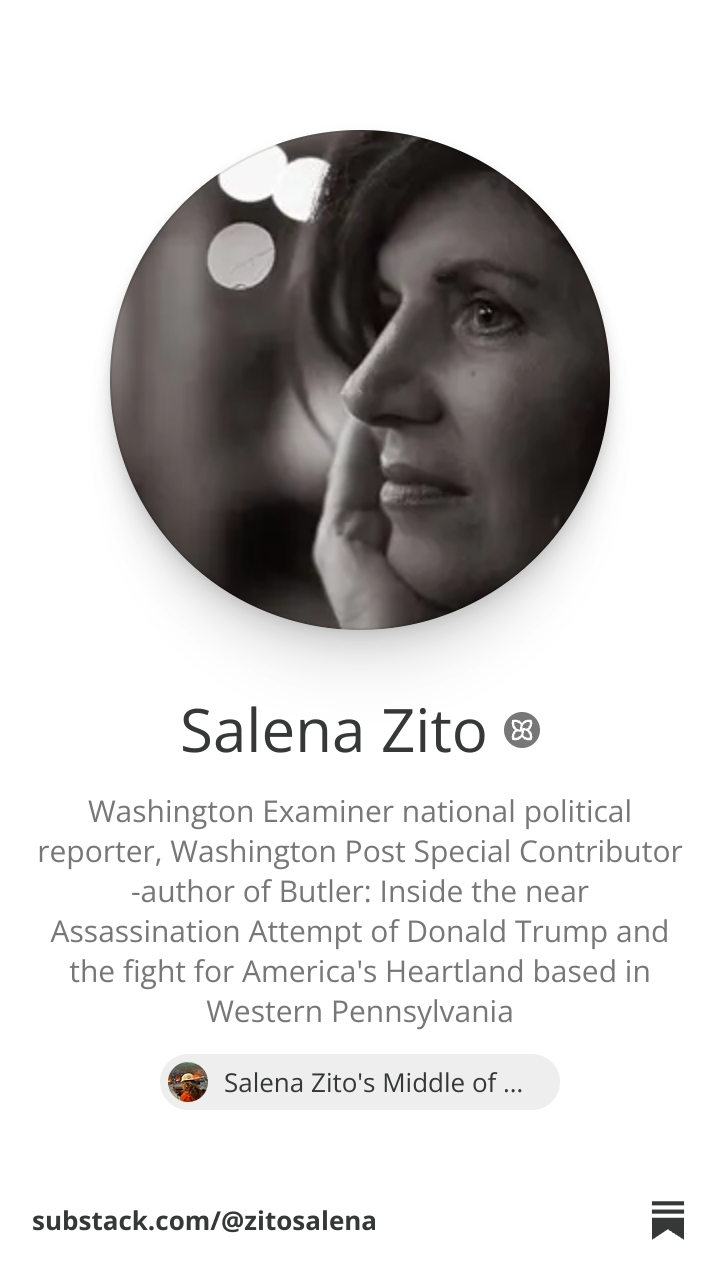 Salena Zito | Substack