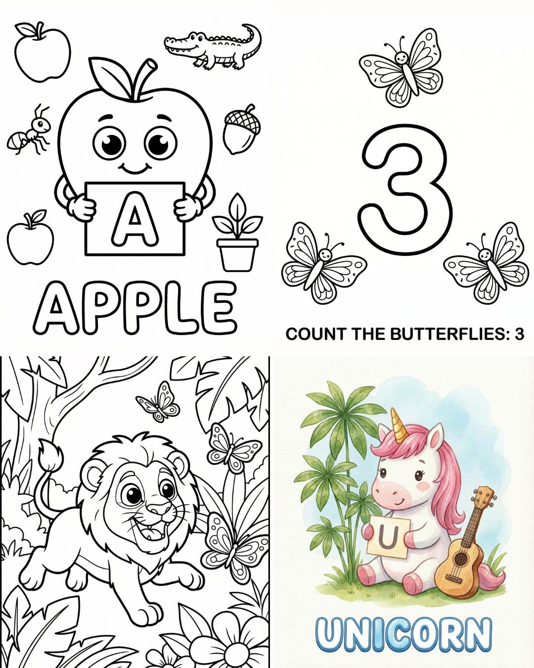 Image prompt: Coloring Book - by Sifu Yik Chan