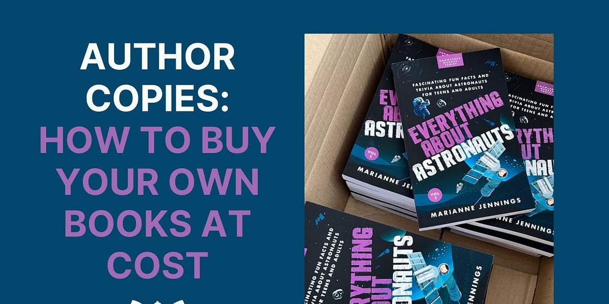 Author Copies: How to Buy Your Own Books at Cost