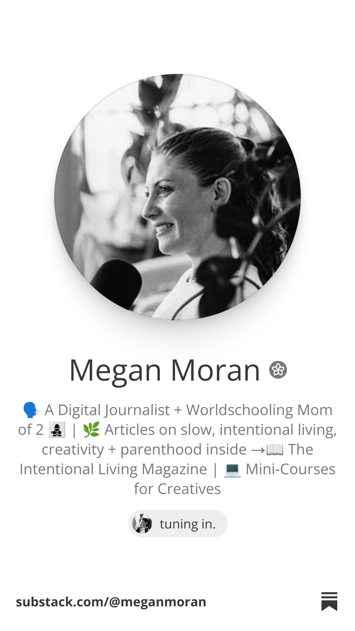 Megan Moran | Substack